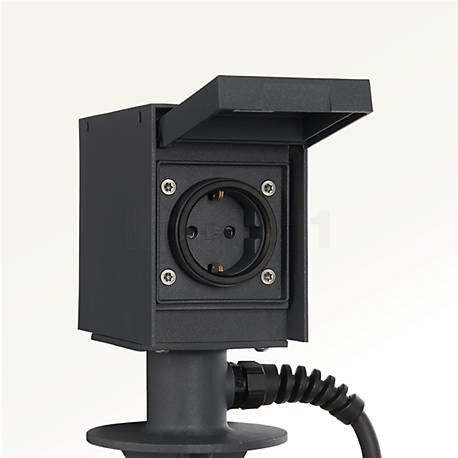 Bega 10713 - Colonnes d'alimentation électrique avec piquet à enterrer