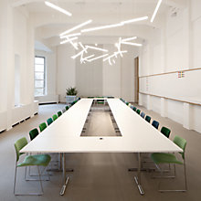 Buy Vibia Halo Lineal Pendant Light LED 6 lamps at
