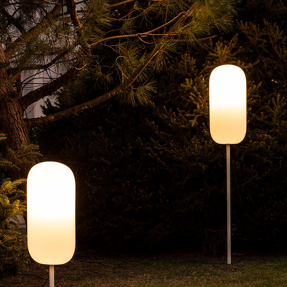 Buy Artemide Gople Outdoor Floor Lamp with Ground Spike at