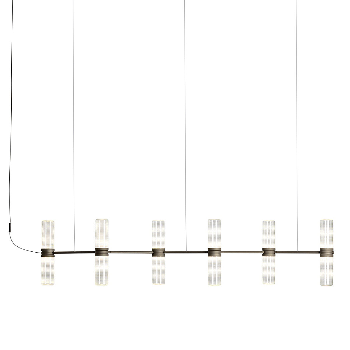 Artemide Zephyr Hanglamp LED 6-lichts - lineair - light11.nl