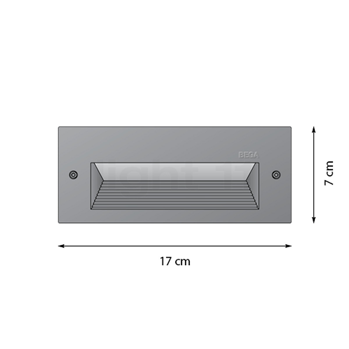 Buy Bega 33053 - Recessed Wall Light LED at light11.eu