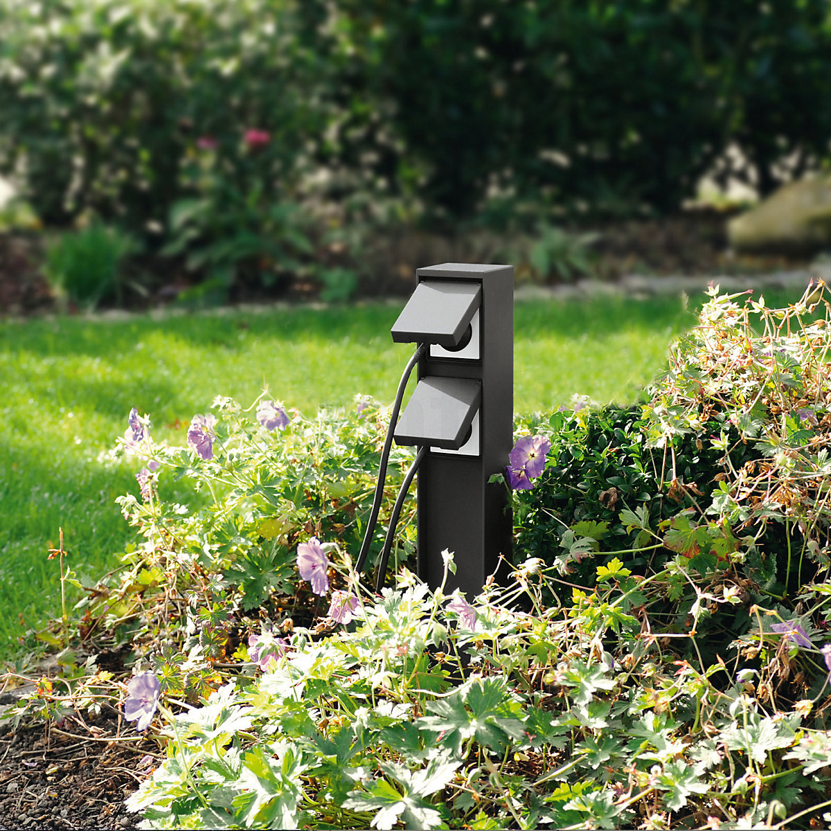 Buy Bega 70704/70706 - Connecting pillar with 2 sockets at