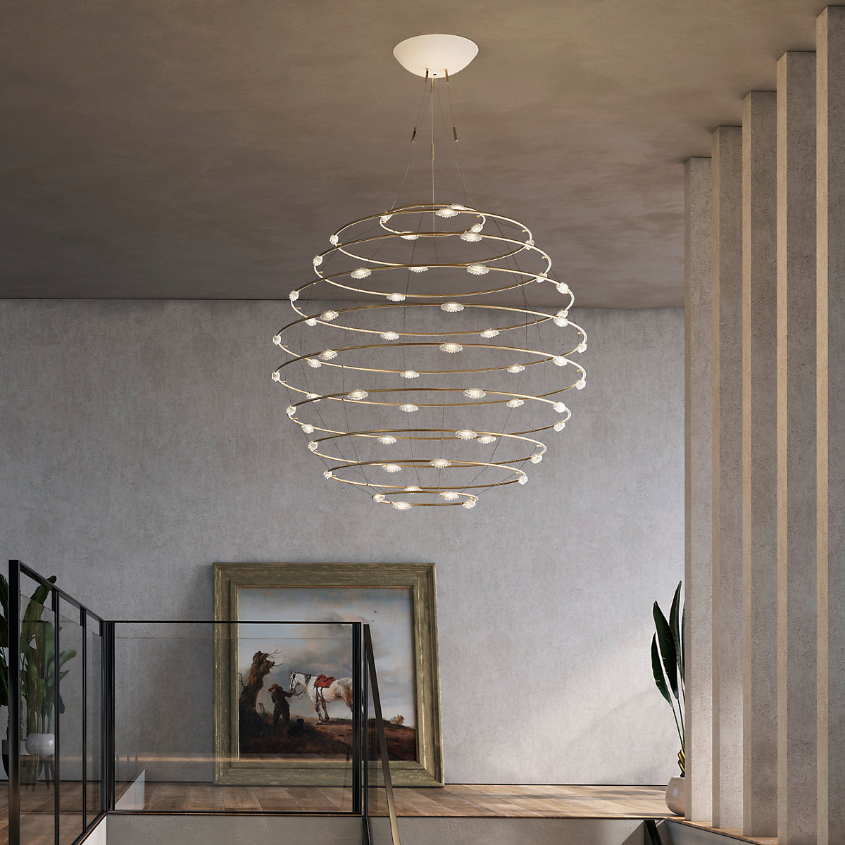 Catellani & Smith Petits Bijoux Lampadario a corona LED