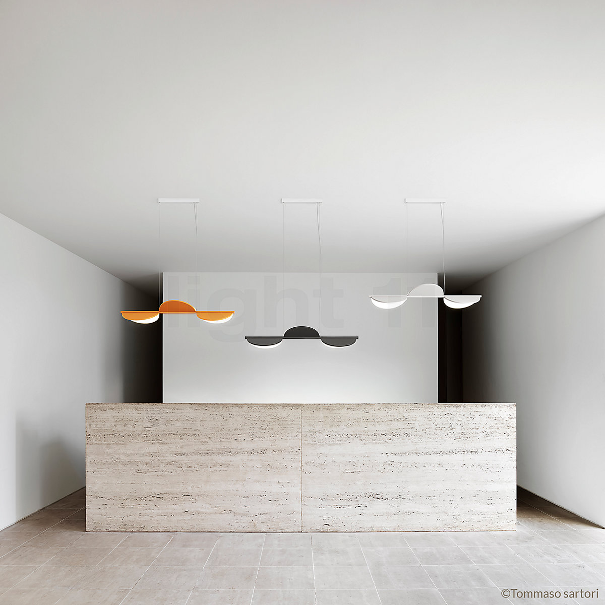 Flos Almendra Linear S3 Pendelleuchte LED 3-flammig