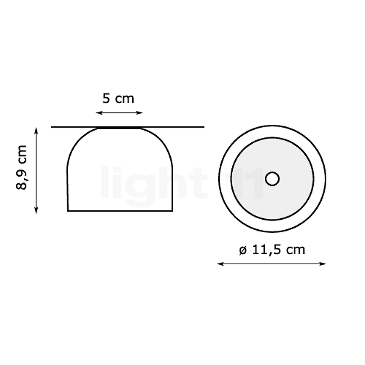 Flos Wan wall-/ceiling ligh buy at light11.eu
