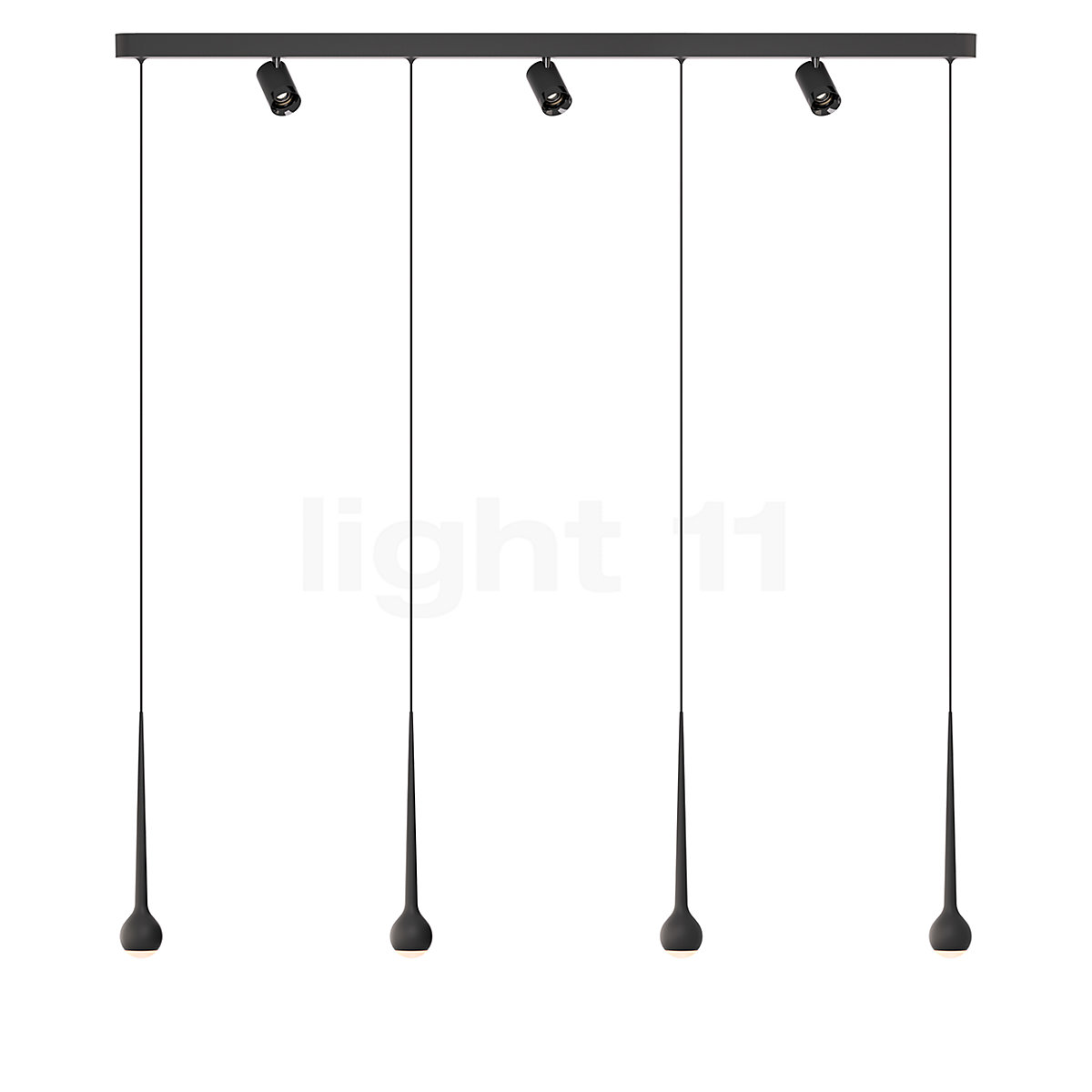 Grau Falling Sun Trace Pendelleuchte LED 7-flammig kaufen