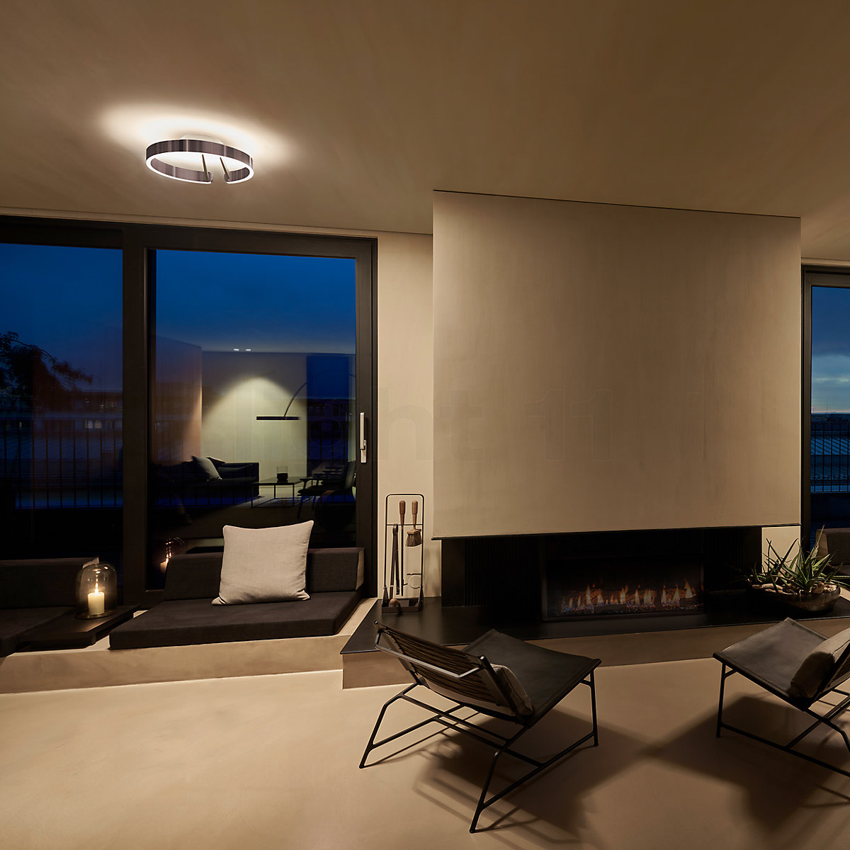 Buy Occhio Mito Aura 40 Lusso Wide Wall-/Ceiling light LED at