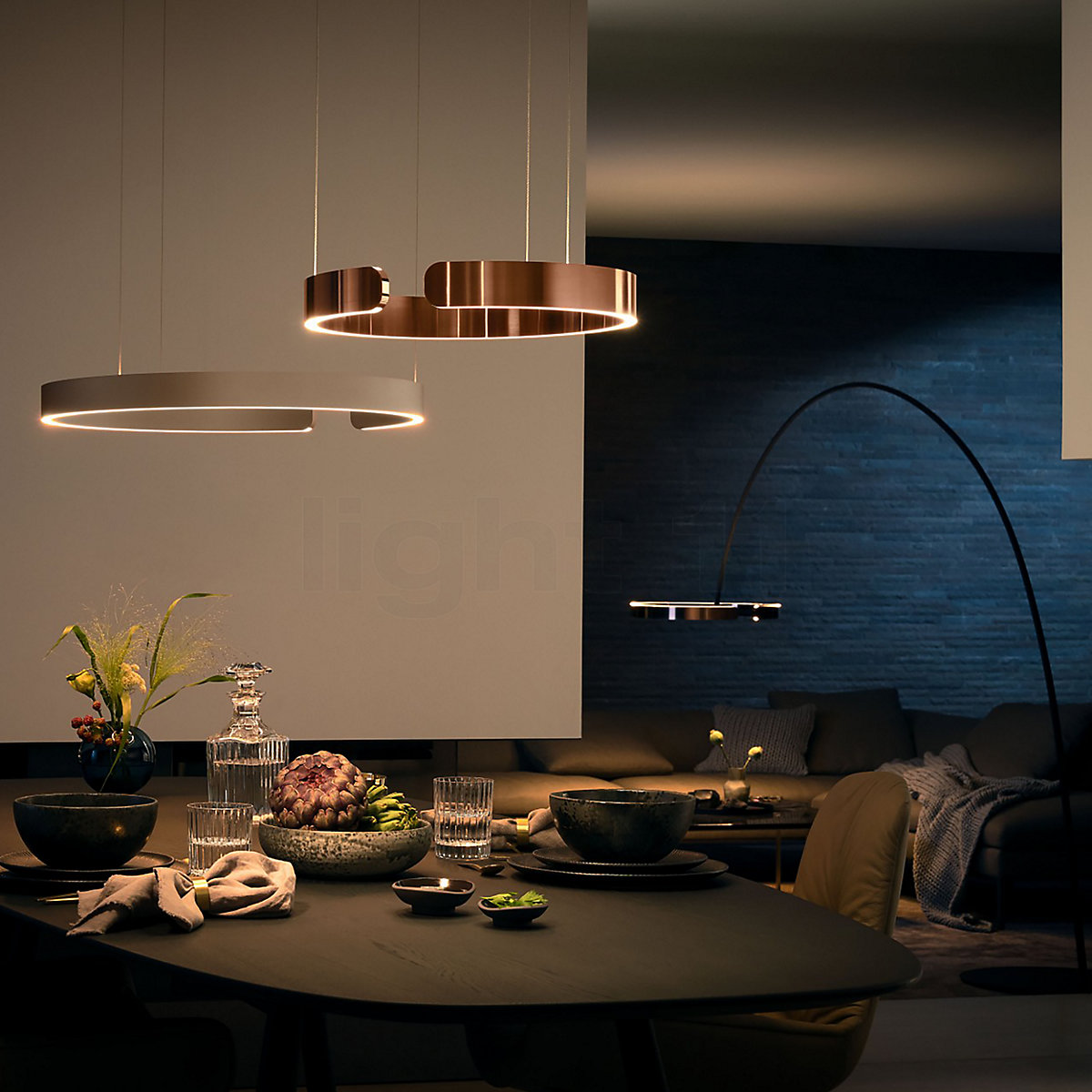 Occhio Mito Sospeso 40 Fix Flat Table Suspension encastrée LED