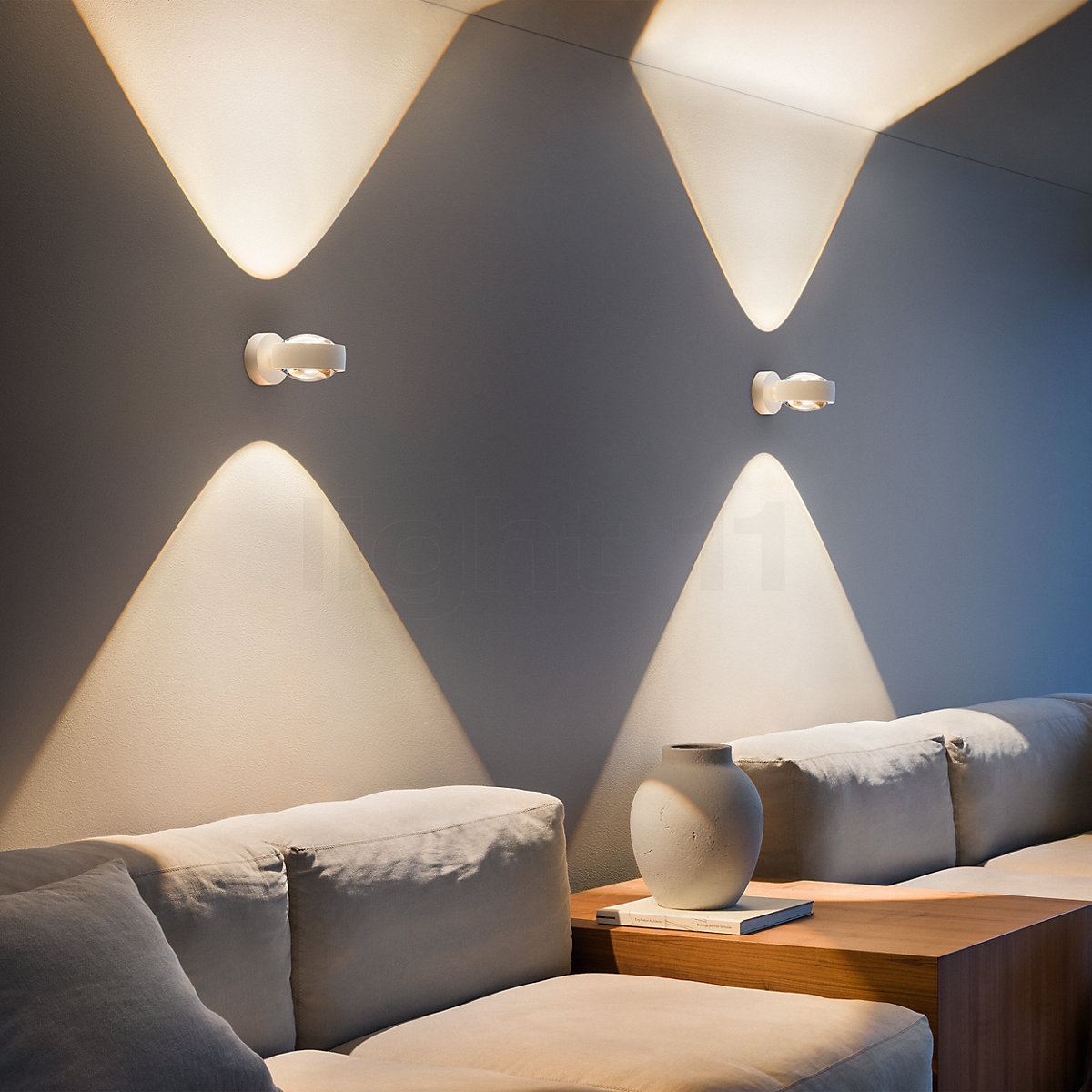 Buy Occhio Sento Verticale Up D Wall Light LED fixed at