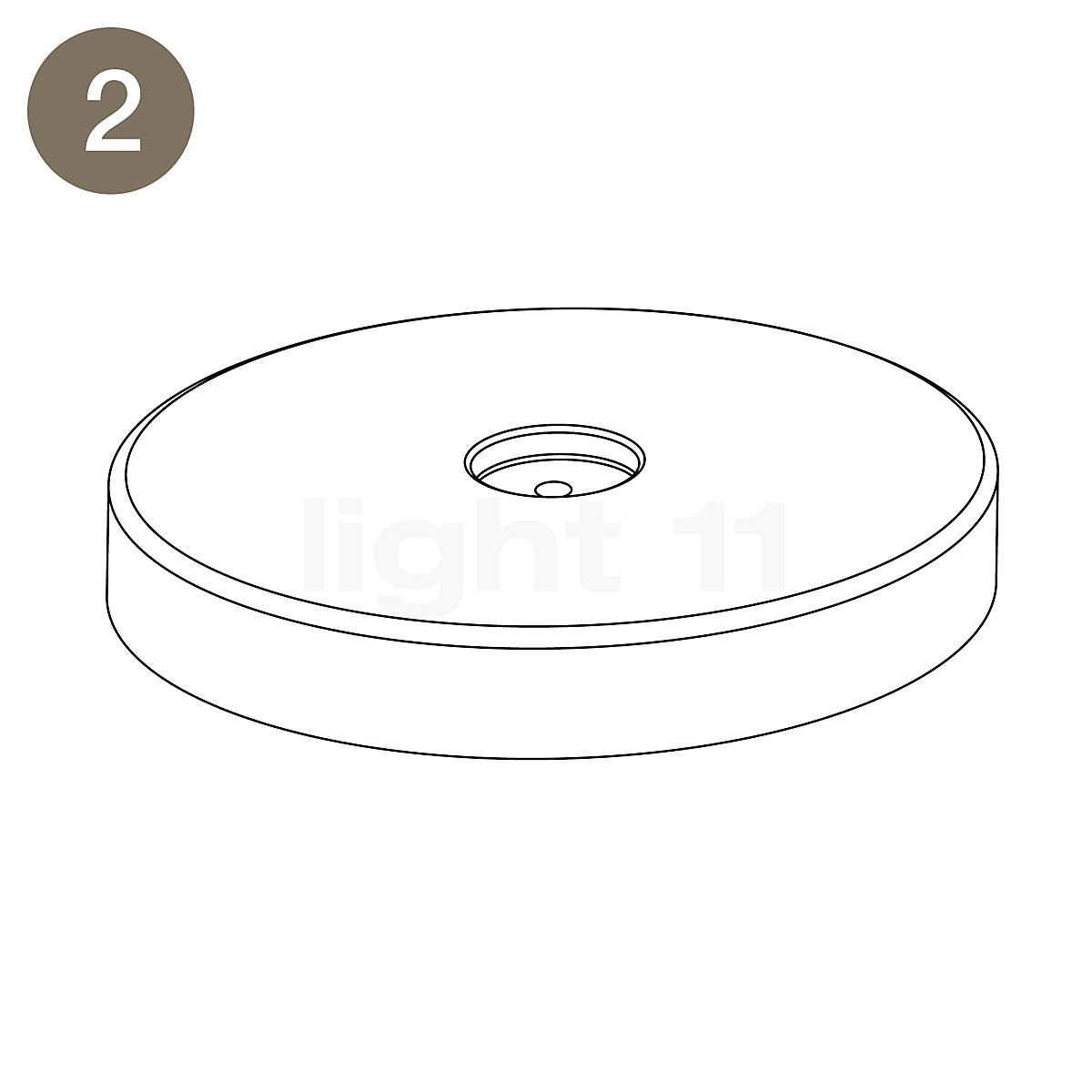 Flos Pezzi di ricambio per Button FL - light11.it