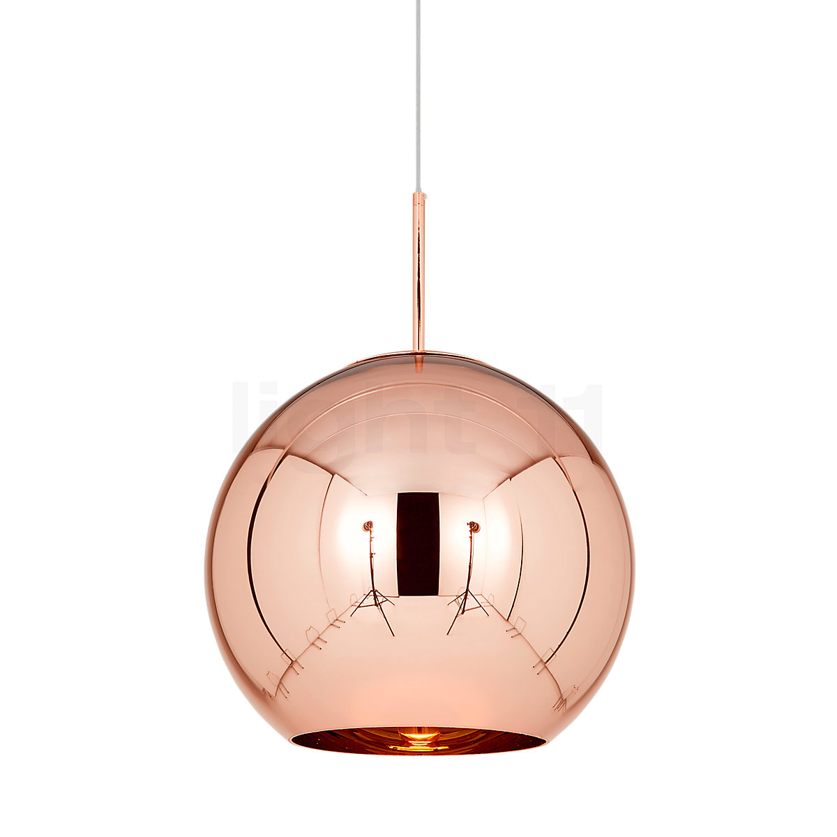 Buy Tom Dixon Copper Round Pendant Light LED at light11.eu