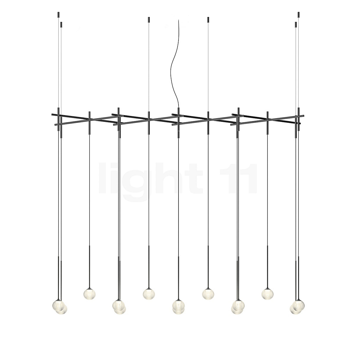 Vibia Algorithm Luminaire encastré en suspension LED 14 foyers
