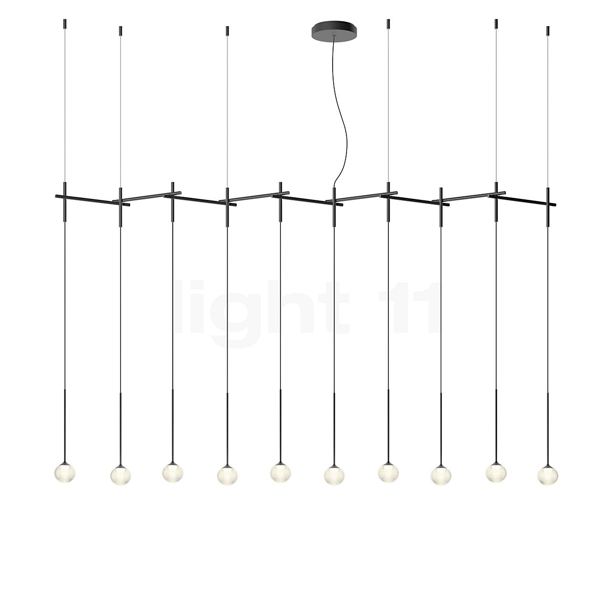 Vibia Algorithm Suspension LED 10 foyers - linéaire
