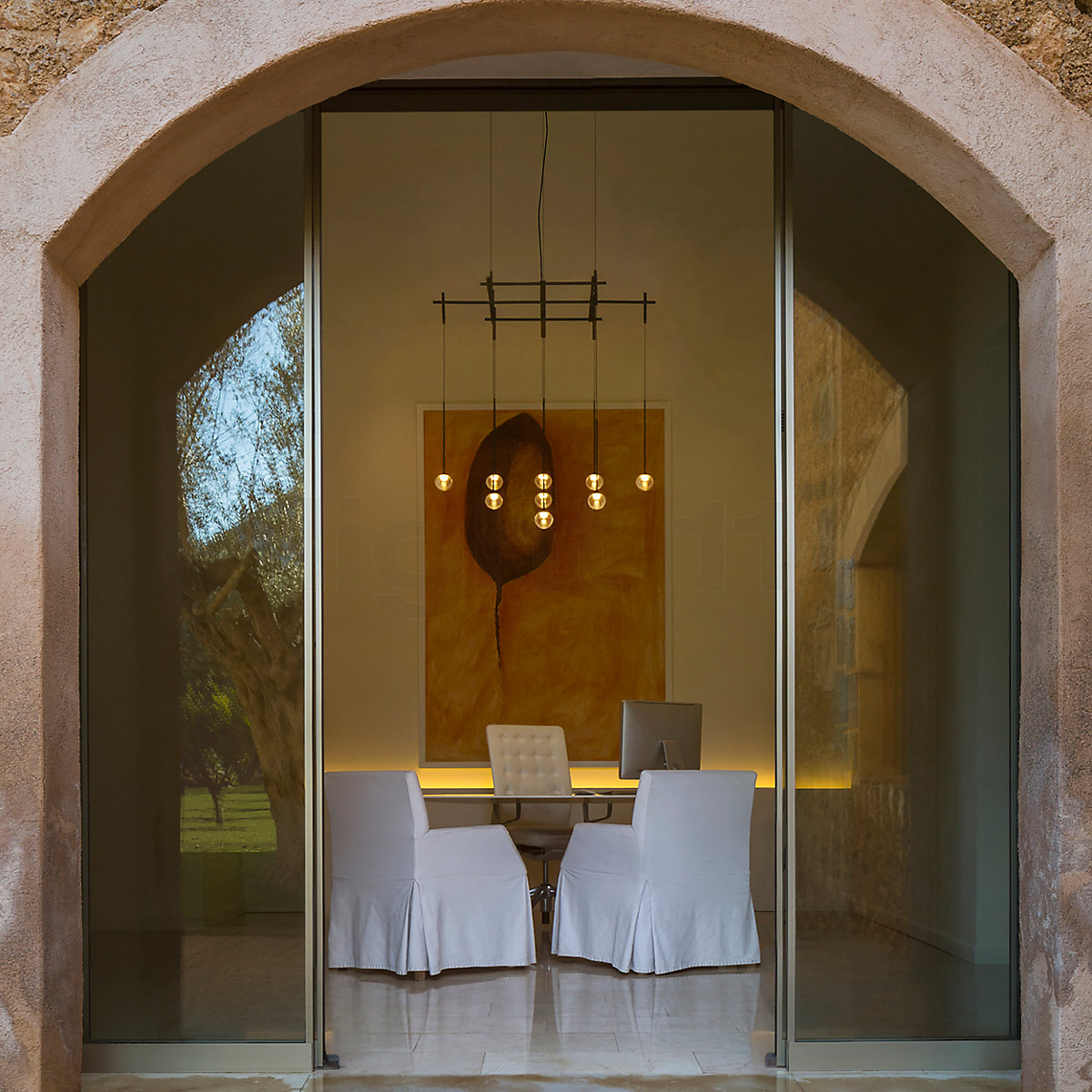 Vibia Algorithm Suspension LED 13 foyers - light11.fr