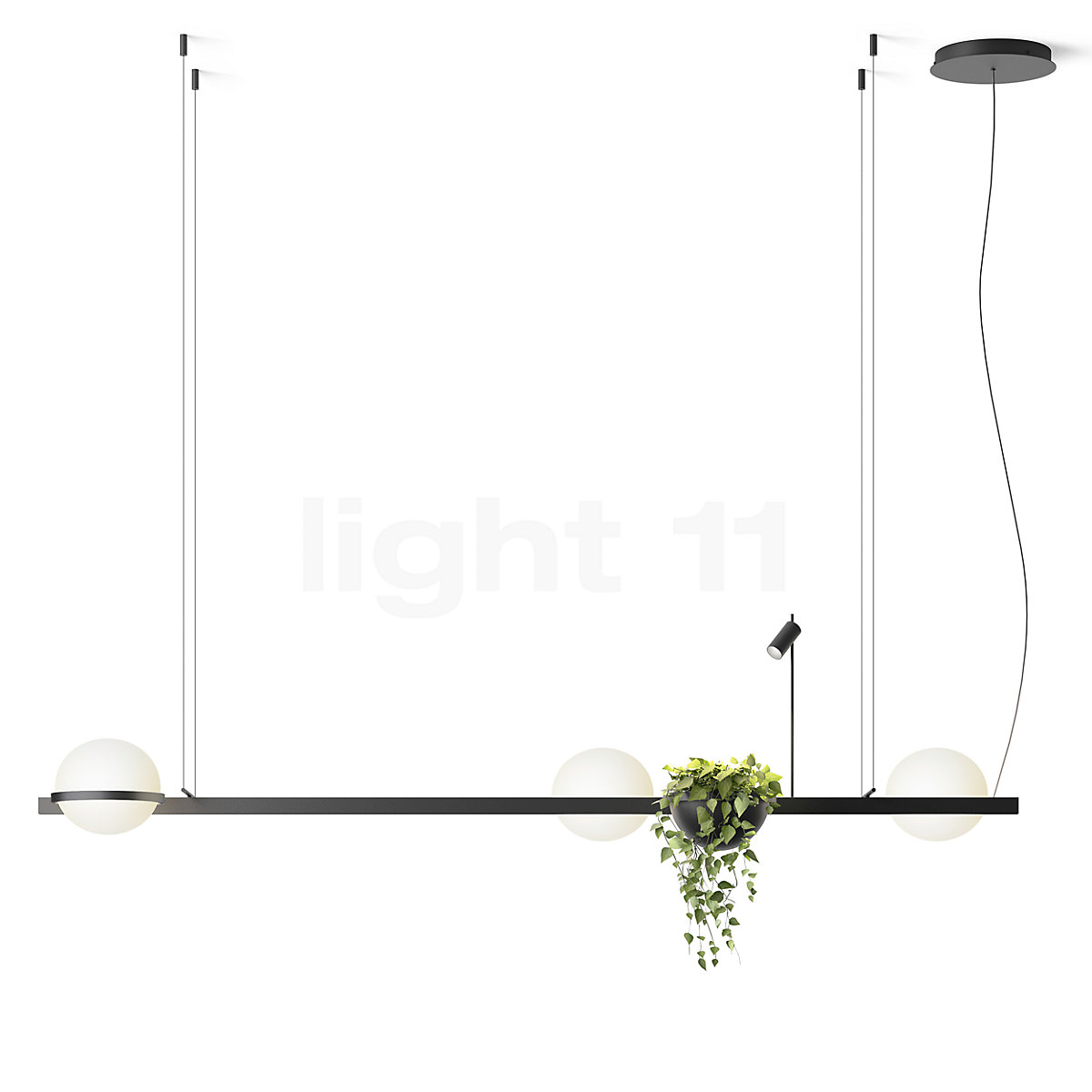 Buy Vibia Palma Pendant Light LED linear - 4 lamps at