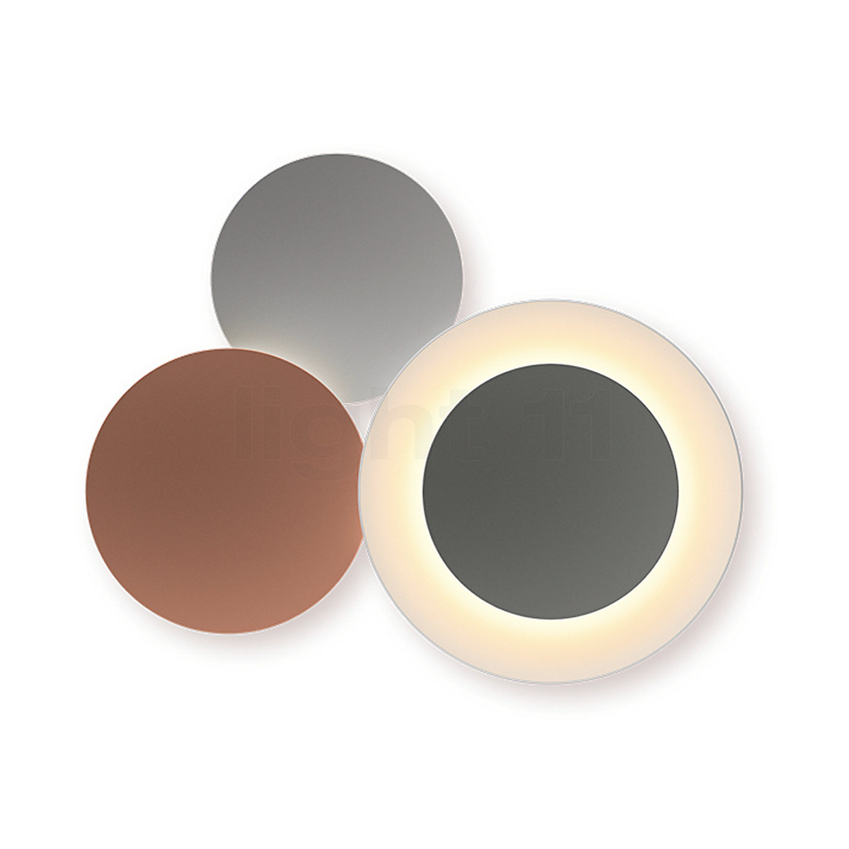 Vibia Puck Wall Art Wandleuchte LED 3-flammig - diffus kaufen