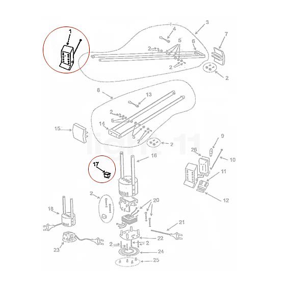 Buy Artemide Spare Parts For Tizio 35 White At Light11eu