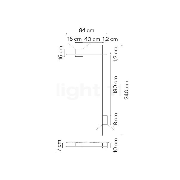 Buy Vibia Structural Wall Light LED at light11.eu